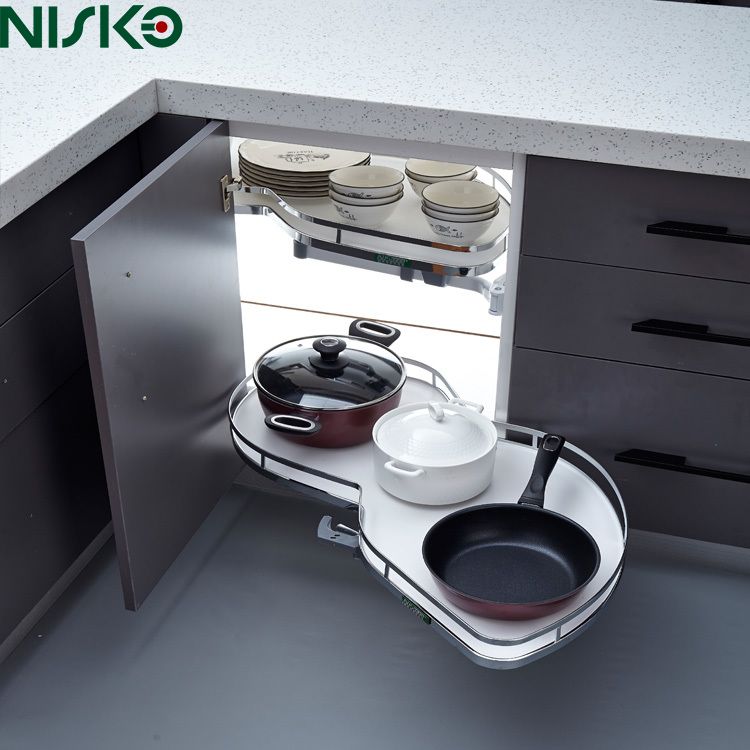 Swing Blind Corner Kitchen Cabinet Pull Out Organizer Soft Close ...