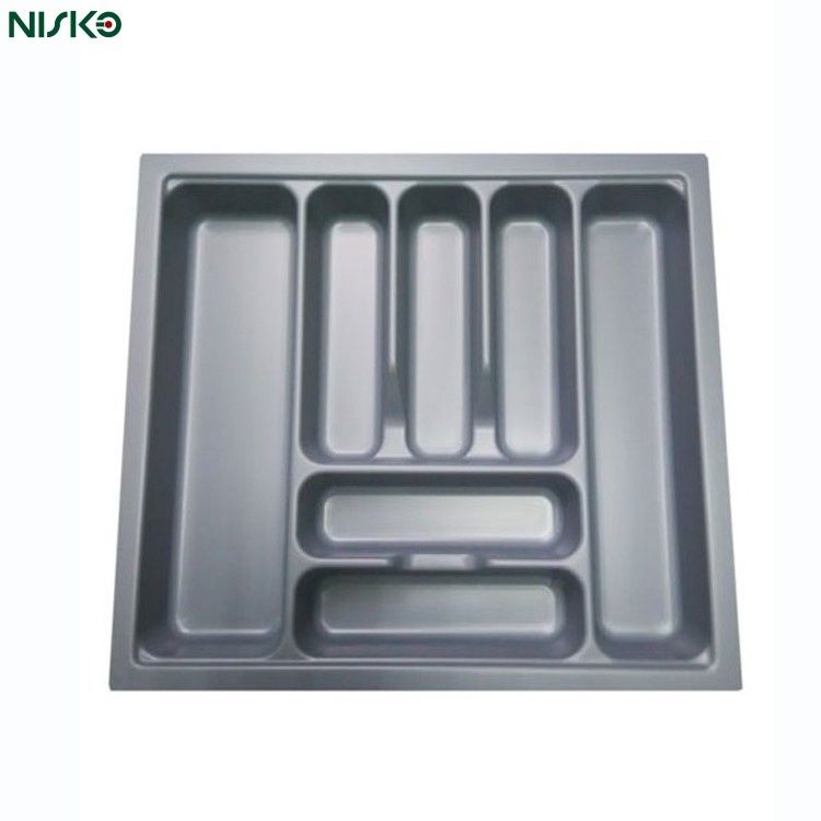 Kitchen Cutlery Tray Storage Box Modular Flatware Tray Silverware ...