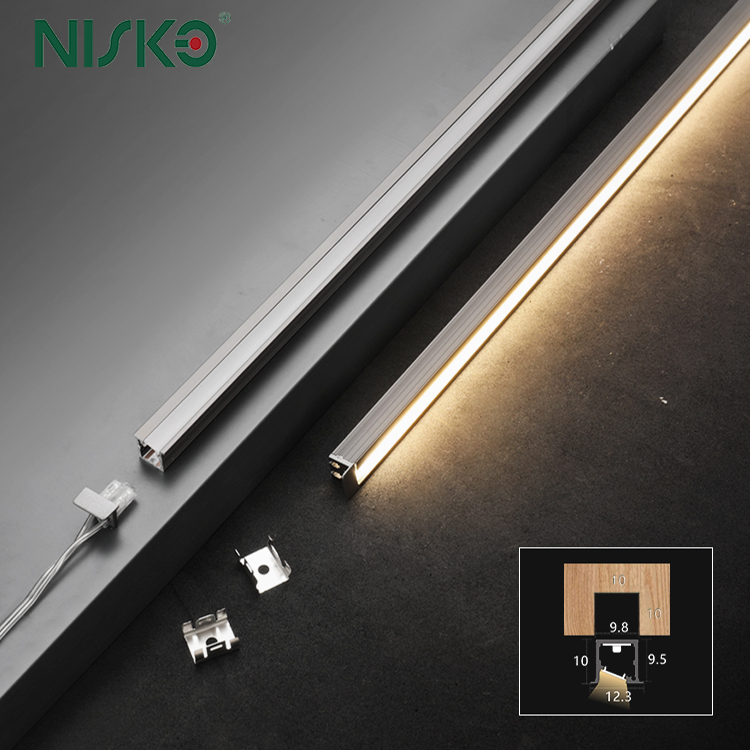 Customized Aluminum Strip Light LED Shelves Light Recessed Slim Bar ...