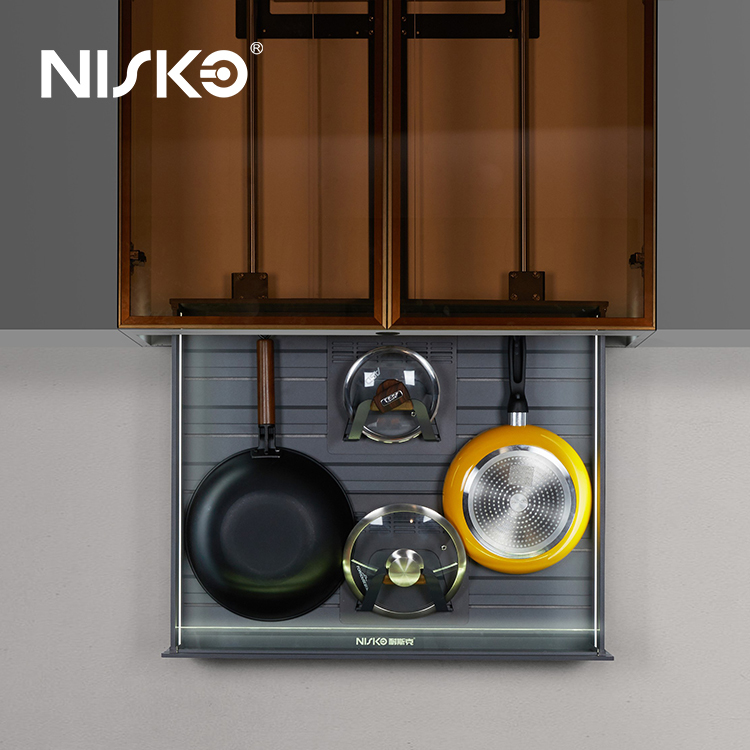 Pull Down Intelligent Lift Storage Baskets Automatic Lifting Racks ...