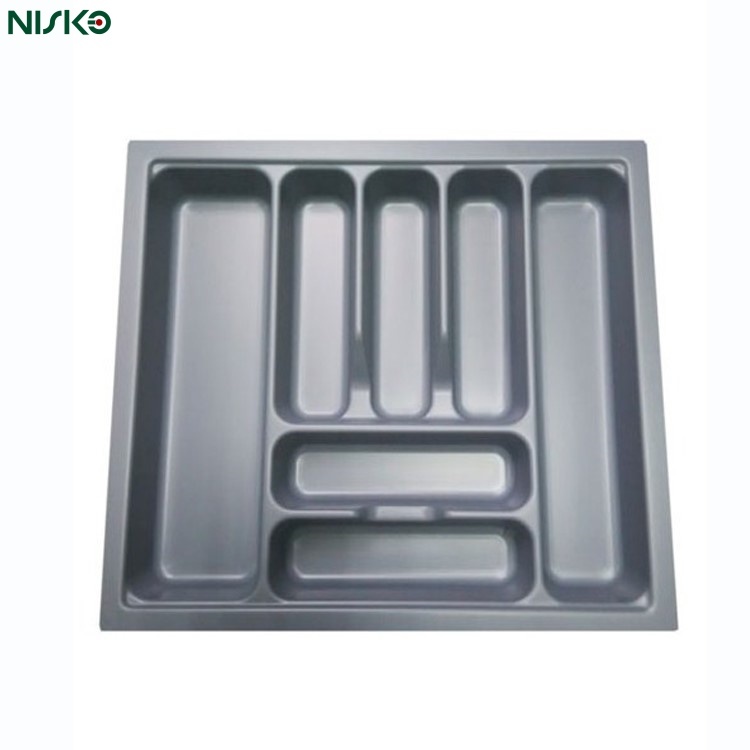 Kitchen Cutlery Tray Storage Box Modular Flatware Tray Silverware ...